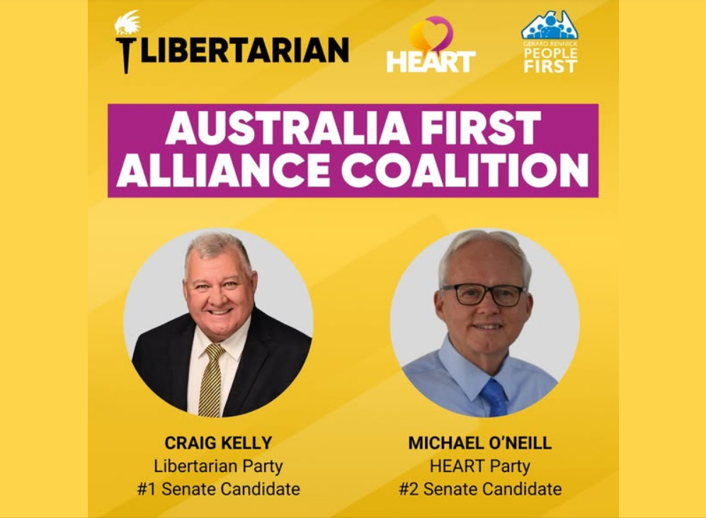 Freedom parties in combined ticket for Senate election in NSW ...