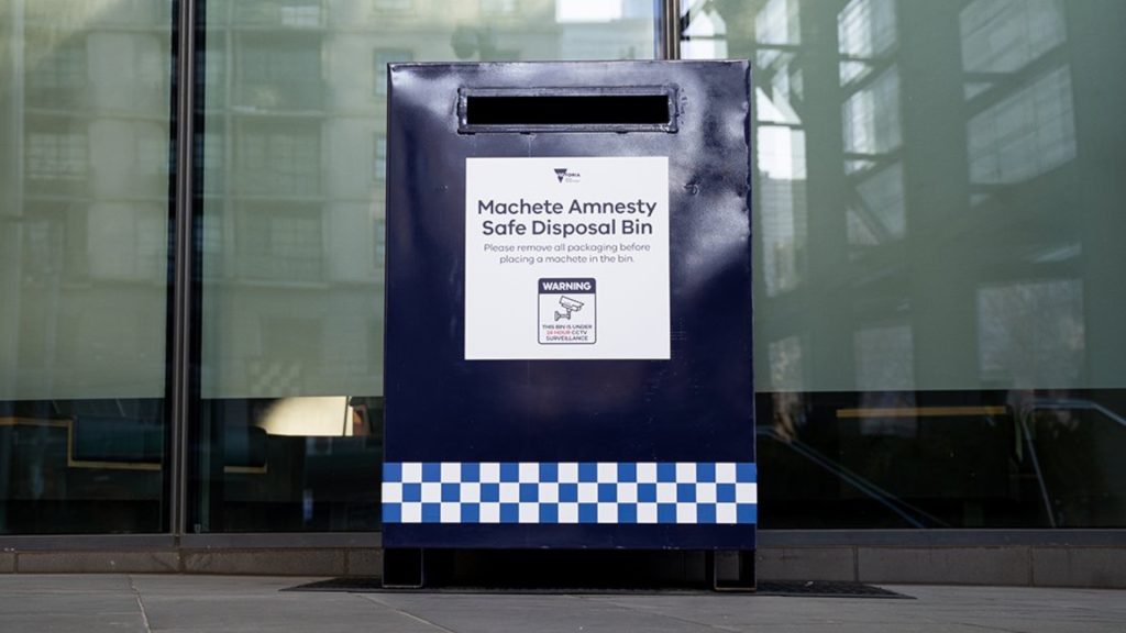 Victoria Premier's machete bins cost $325k each, but a local ...