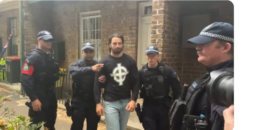 Our new Stasi cops ignore flag burner and Antifa but arrest man for ...